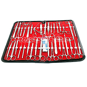 PRECISE CANADA: 157 PC !Veterinary !Needle Holder,Scissors,HEMOSTAT,Scalpel Handles,Scalpel Blades-Instruments (All in ONE)