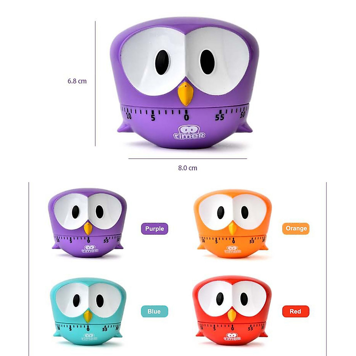 Cute Kitchen Timer-Loud Eagle Mechanical Boiled Egg Timer for Cooking,Sports,Beauty,Study (Blue Eagle)