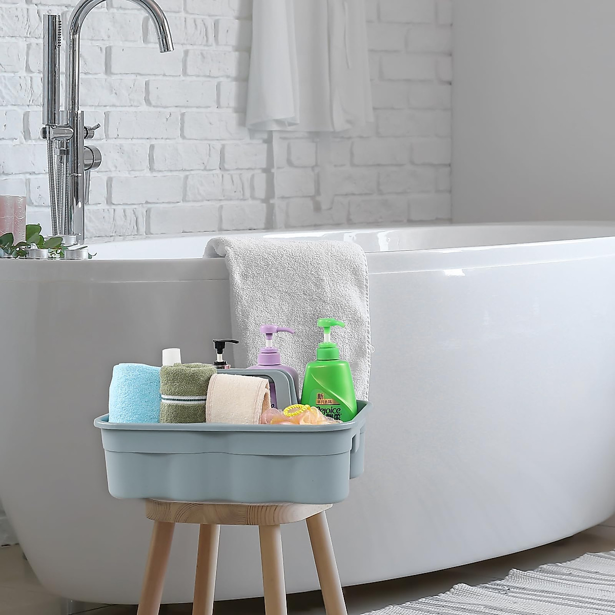 Obstnny 6 Pack Easy To Carry Cleaning Caddy, Plastic Cleaning Tool Organizer Caddy