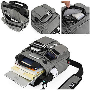 AlwaySky Crossbody Messenger Bag Business Sport Travel Multifunctional Shoulder Bag Laptop Bag Men Women