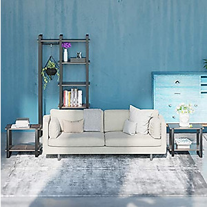 ZINUS Brock 21 Inch Solid Wood Side Table / End Table / Easy Assembly