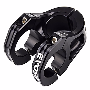 EVOSID Bike Stem 35mm Short MTB Handlebars Riser Ultra-Light CNC Aluminum Alloy 31.8 * 28.6mm for Mountain Bike Enduro Trail AM XC FR DH