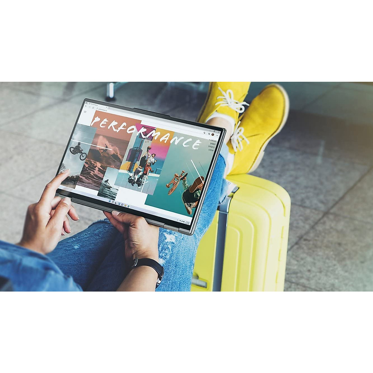 Lenovo Yoga 7i 2-in-1 Premium Laptop, 16" 2.5K Touchscreen, 12th Intel Evo Platform 12-Core i5-1240P, 8GB LPDDR5 RAM, 256GB SSD, Intel Iris Xe Graphics, Backlit KB, FP, Win11 Home