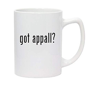 Molandra Products got appall? - 14oz White Ceramic Statesman Coffee Mug