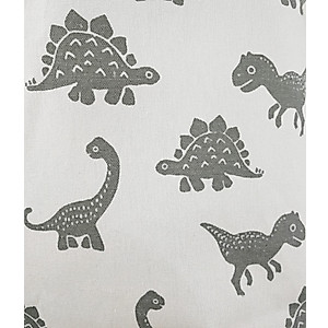 HUAYEE Rectangular Storage Bin Shelf Basket Canvas Fabric Toy Box,Waterproof Coating Nursery Hamper with Handles,Gift Basket for Home,Office,ClothesBooks(REC Dinosaur)