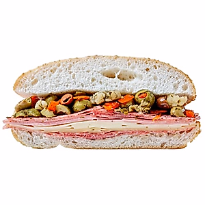 Central Grocery Olive Salad - 16oz (Pack of 2) Perfect for Muffulettas, Sandwiches, Pizza Toppings, Pastas, Hot Dog Topper and More