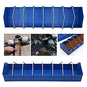 MINYULUA Pigeon Cage Door with 2pc Large Pigeon Feeder and Bird Leg Bands, Pigeon Loft Door for Parrots Bird Poultry Racing Pigeon Supplies, Food Dish Dispenser Tool