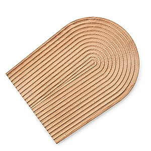 Decorative Wood Charcuterie Board, Wooden Serving Board, Kitchen Shelf Decor (Oval)