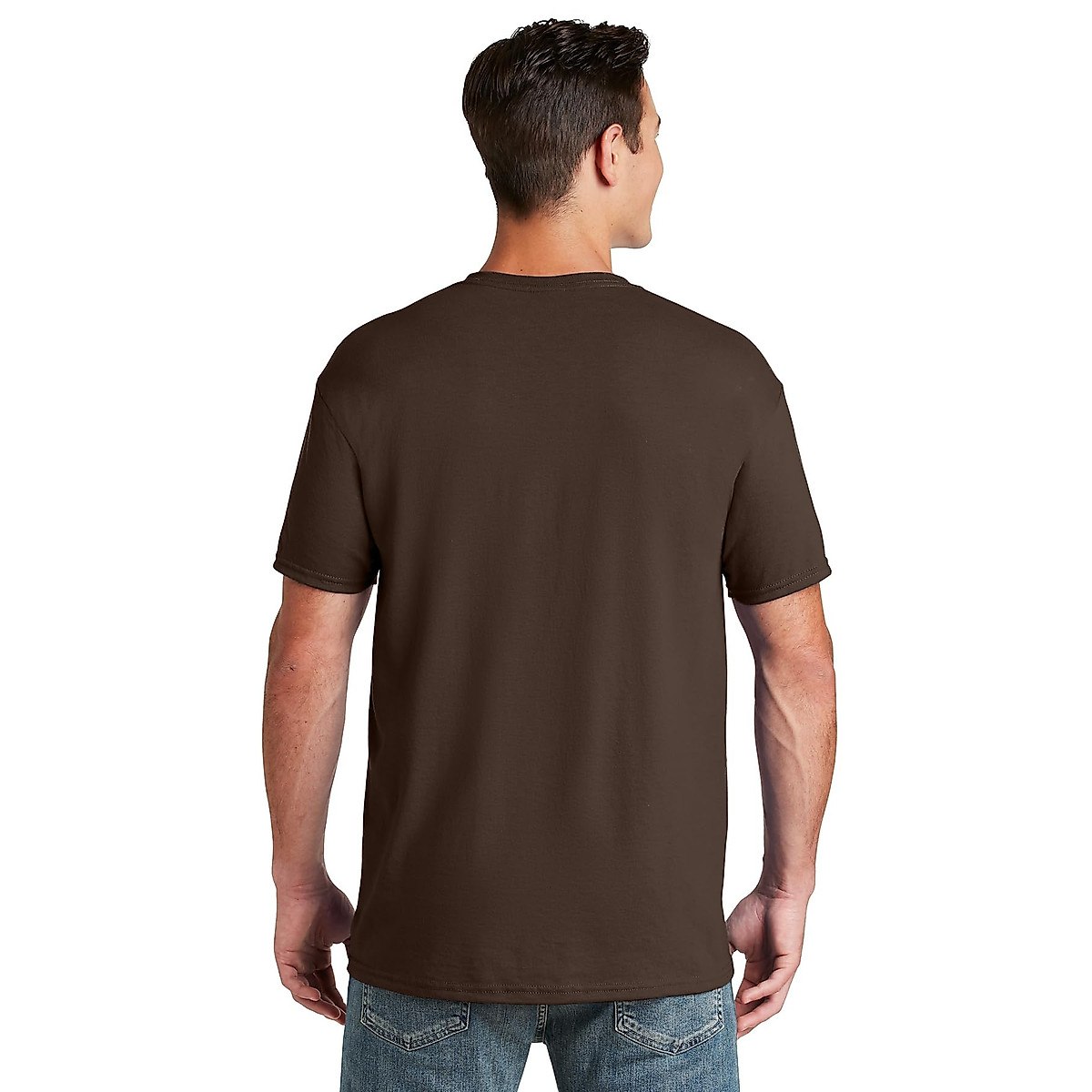 Jerzees Dri-Power Mens Active T-Shirt X-Large Chocolate