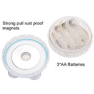 Spa Lights for Hot Tub,Waterproof 15 LEDs and 16 Colors Changing Spa Lights, Wireless Pond Light,Bathtub Lights,Pool Light with Magnet and 5 Suction Cups,Hot tub Light,3xAA Battery Operated