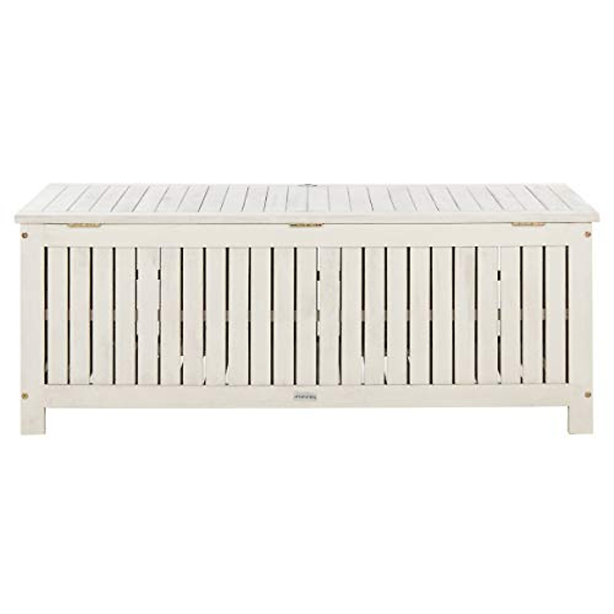 Safavieh PAT7037C Outdoor Abri White Storage Cushion Box