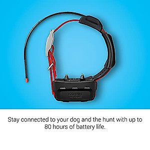 Garmin TT™ 15X Dog Device, Tracking and Training Dog Device with Collar, 18 Levels of Stimulation, Rugged and Water-Resistant, High-Sensitivity GPS, Red