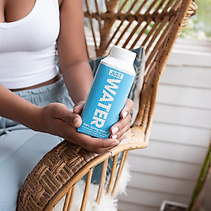 JUST Water - 100% Spring Water, Naturally Alkaline, 8.0 pH - Plant-Based, BPA Free, Sustainable and Fully Recyclable Boxed Water Bottle - Eco-Friendly - 11.2 Fl Oz (Pack of 24)