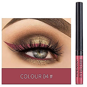 BestLand 12 Colors Matte Liquid Eyeliner Set Rainbow Colorful Neon Eyeliner Pencil Pigmented Waterproof Smudgeproof Long Lasting Gel Eye Liner Christmas Makeup Gift Kit for Women (Set A)