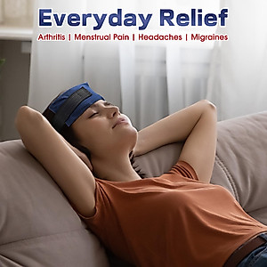 Ice Packs for Injuries Reusable, 4 Pack Hot and Cold Gel Packs and 2 Pack Adjustable Flexible Gel Wraps for Back Shoulders Arms Knees and Legs Injury Recovery, Alleviate Joint and Muscle Pain Relief