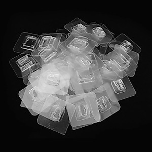 24 Pack Plate Hangers for the Wall Picture Hanger Wall Plate Hanger Display Holder Double-Sided Self-Adhesive Hanging Hooks Decorative Plates Wall Dishes Holders