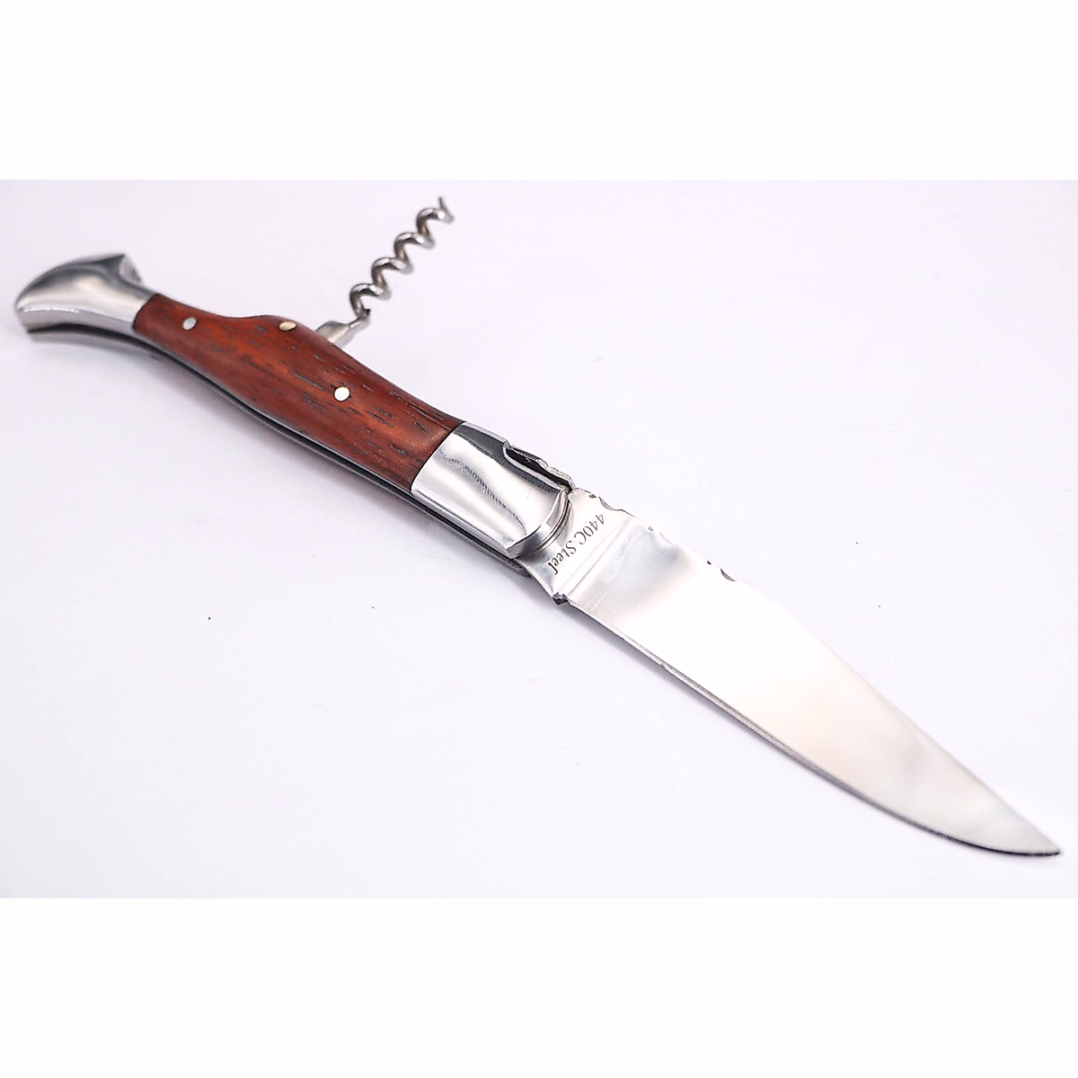 Dura Knives Dk-04 Luxembourg Original French Laguiole Knives Pocket Folding Knife Paddock wood Handle 5.6" Closed