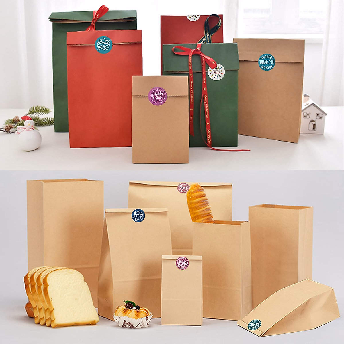 Thank You Stickers, 1000pcs Thank You Sticker Rolls, 2 Roll Thank You Sticker Envelope Seals for Packaging, Envelope Stickers, Thank You Stickers for Small Bussiness