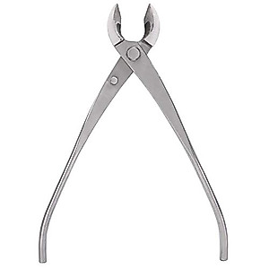 Qinlorgo Bonsai Branch Cutter Ergonomic Long Handle Resistant to Rust Garden Scissor Stainless Steel for Outdoor