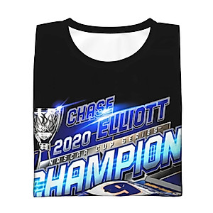 ASFRSH Chase Elliott 9 Shirt for Teen Girl & Boy Printing Short Sleeve Tee Athletic Classic Shirt Crewneck T-Shirt