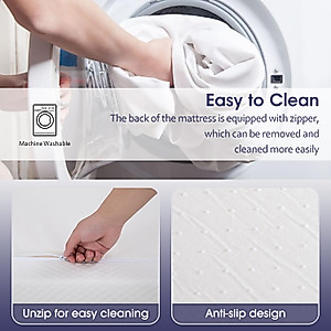 PayLessHere Gel Memory Foam Mattress,Mattress for Cooling Sleep & Pressure Relief, Mattress in a Box with Washable and Removable Zipper Cover,Fiberglass Free,CertiPUR-US Certified,6 Inch Twin