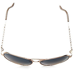 Jessica Simpson Women's J5702 Elegant Metal Aviator Pilot Sunglasses with UV400 Protection- Glamorous Lightweight Sunglasses for Women, 61mm