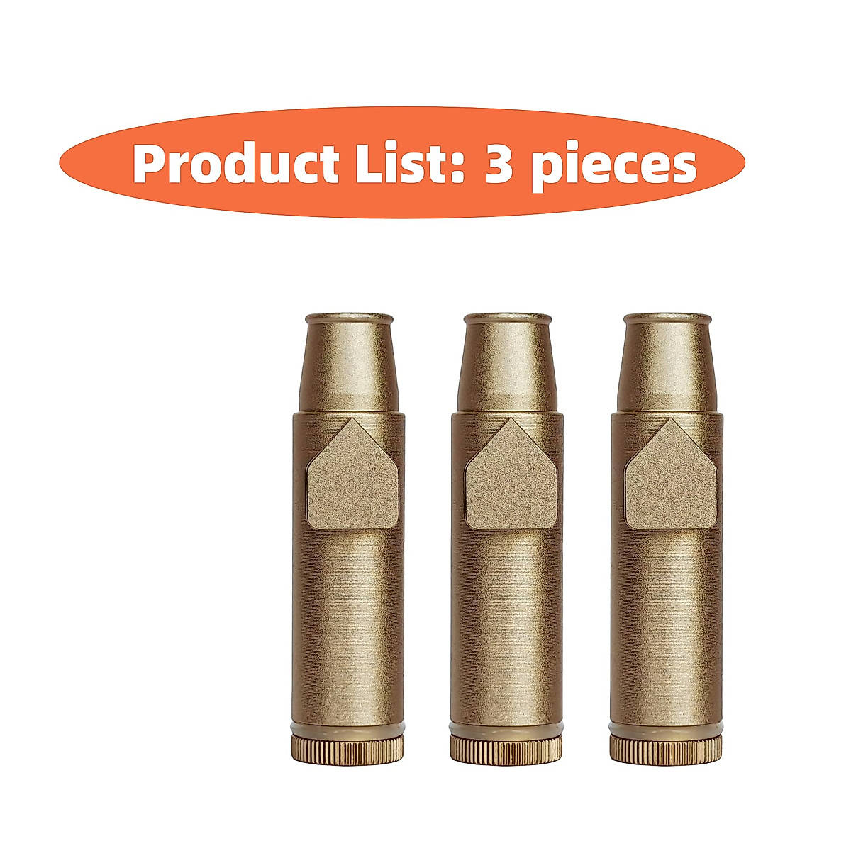 OMO Metal Leak-proof Bottle 2nd Generation Upgrade Version Golden (3 pack)