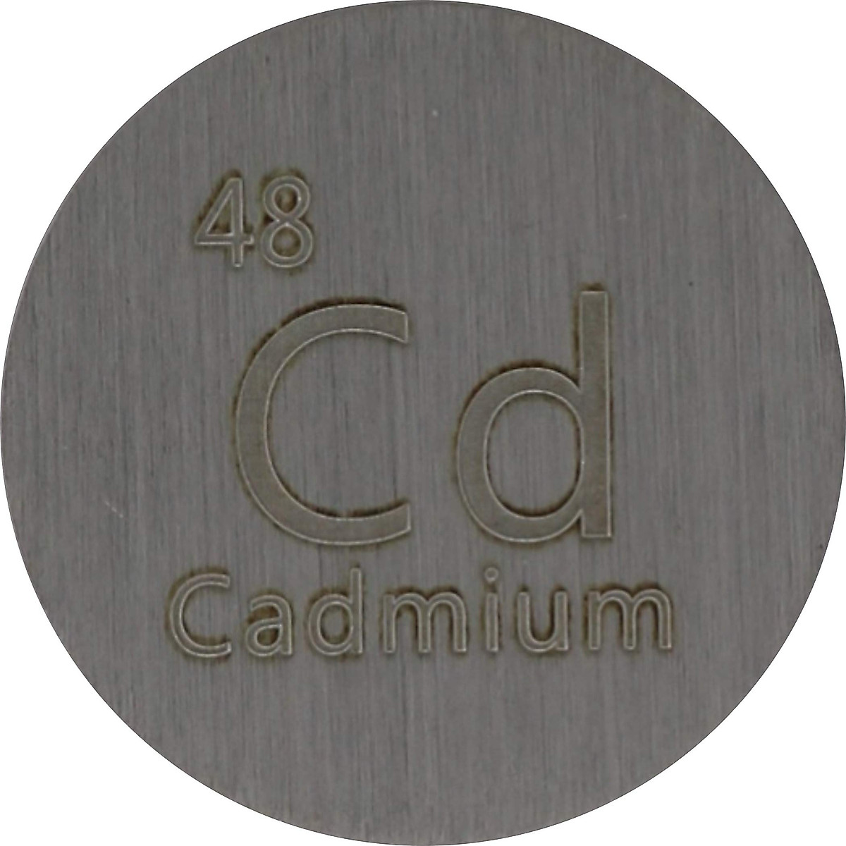 Cadmium (Cd) 24.26mm Metal Disc for Collection or Experiments