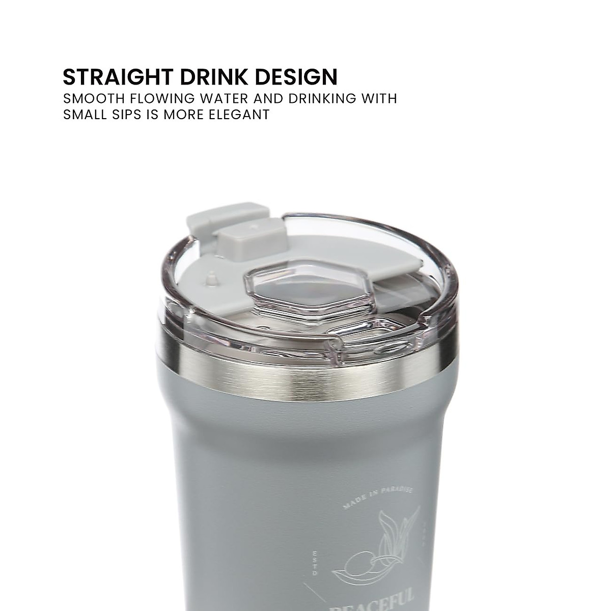 TANANA 14 Oz Stainless Steel Vacuum Insulated Tumbler with Lids [Travel Mug], No Leaking, Double Wall Water Coffee Cup for Home, Office, Outdoor Works Great for Ice Drinks and Hot Beverage