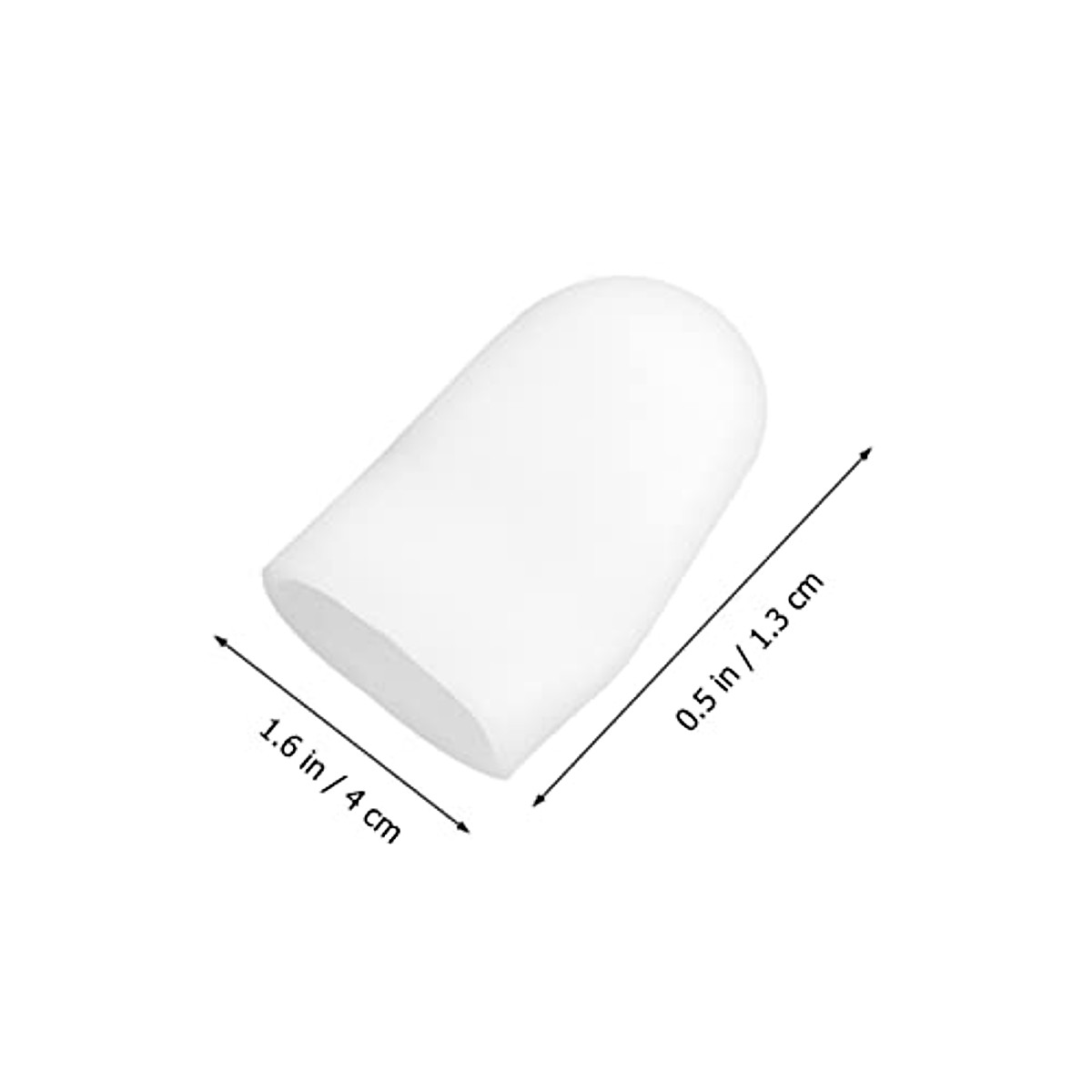 CLISPEED 12 PC Thumb Protector Silicone Mitts Silicone Finger Sleeves Support Finger Cap Finger Cots Protective Case Gel Gloves Toe Corn Protectors Toe Caps Toe Protector Extended Sleeve