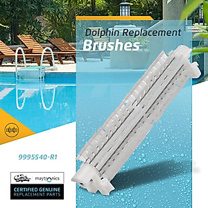Dolphin Genuine Replacement Part — Clear Center Brush Kit — 9995540-R1