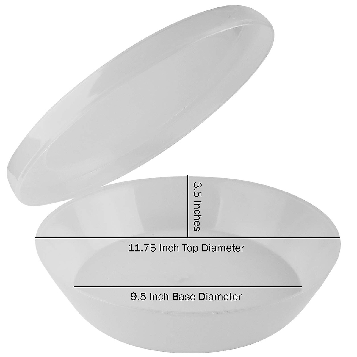 2 Pack - Evelots Pie Keeper-Carry-Stay Fresh-Hinged Lid-Cookie,Donut-Fridge/Freezer