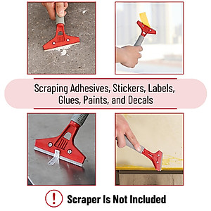 Bates- Replacement Scraper Blades, 4 Inch, 30 Pcs, Stainless Steel Razor Blades, Scraper Blades, Floor Scrapper Blade, Replacement Razor Blades, Paint Scraper Blades, 4 Inch Scraper Blades