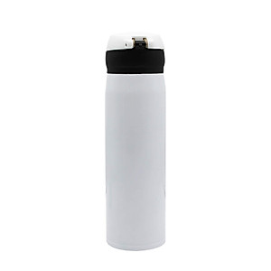 Cute Thermos Animal Cow Stainless Steel Water Bottle Wide Mouth Insulated Vacuum Coffee Travel Mug 17oz