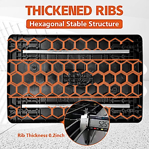 Platform Truck Cart, Foldable Push Cart Dolly w/Five 360° Swivel 6'' Wheels, 1600LBS Capacity Heavy Duty Moving Platform Trucks Hand Cart for Groceries, Garage, Warehouse (43" L x25 W)