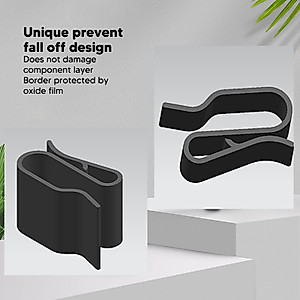 PV Panel Wire Clip, Easy to Install 100Pcs Multifunctional Solar Panel Cable Clip Temperature Resistant for Fixing