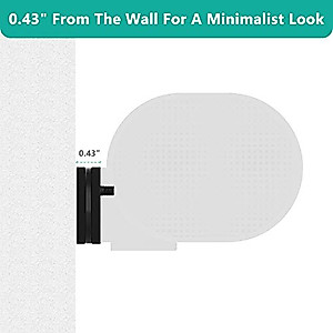 WALI Soundbar Wall Mount, Designed for Sonos Arc, Low Profile Sound Bar Mount Bracket Under TV with Hardware Kit，Easy to Install (SON003-B), Black