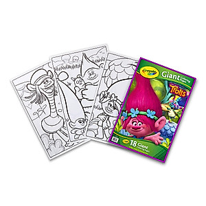 Crayola Giant Coloring Pages, Trolls