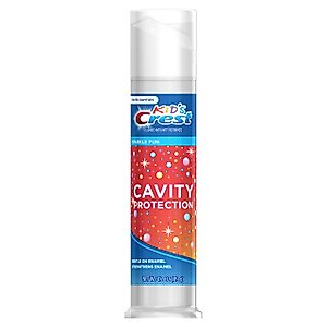 Crest Kid's Cavity Protection Toothpaste for Kids (children and toddlers 2+), Sparkle Fun Flavor, 4.2 ounces (Pack of 6)