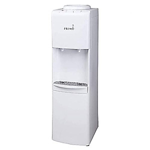 Primo Top-Loading Water Dispenser - 2 Temp (Hot-Cold) Water Cooler Water Dispenser for 5 Gallon Bottle w/Child-Resistant Safety Feature, White