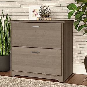 Bush WC31280 Cabot 2-Drawer Lateral File Cabinet, Letter/Legal, Ash Gray, 31-Inch