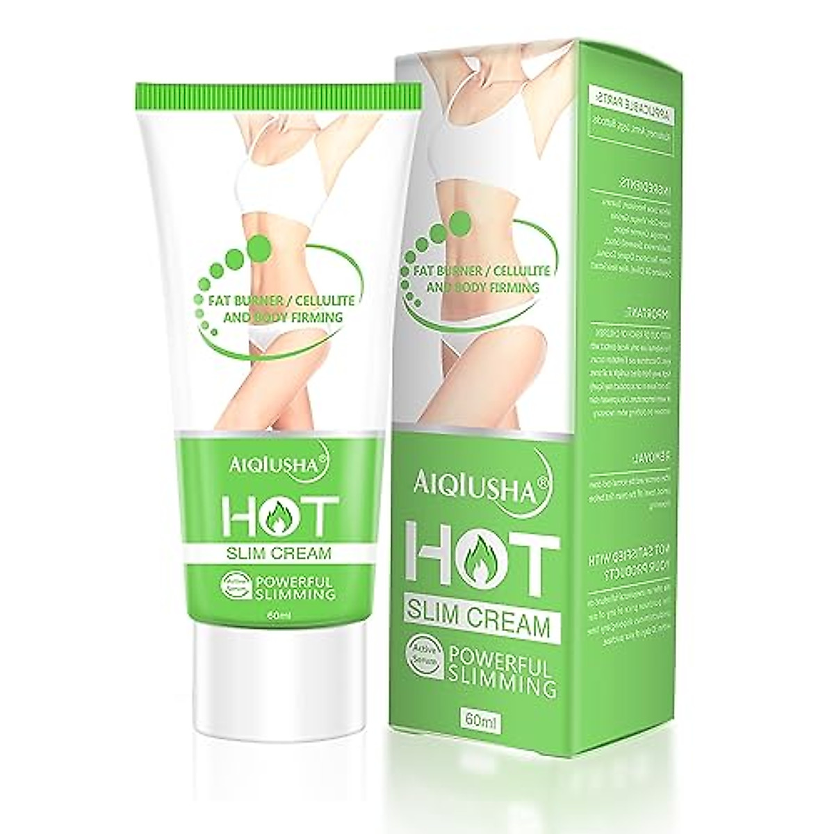 Hot Cream 2 Pack, Cellulite Slimming & Firming Cream, Body Fat Burning Massage Gel for Shaping Waist, Abdomen and Buttocks