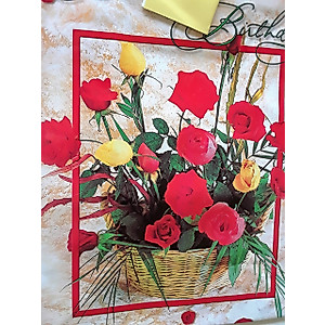 Birthday Gift Bags 4 Assorted Designs 12 Gift Bags in Pack, 10.5" x 8" Glossy Finish