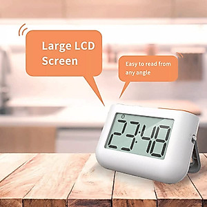 JEUSDF Multifunctional LCD Digital Loud Clock Timers Electronic Countdown Timer Classroom Home Kitchen Cooking Alarm