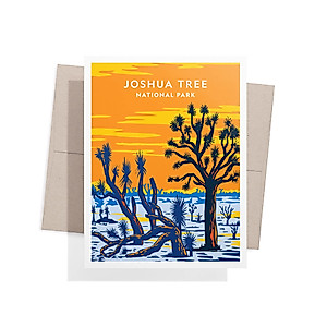Twigs Paper - Assorted Art National Parks Greeting Cards - Stationery Cards with Envelopes - Thank You and Blank Note Cards - Greeting Cards for All Occasions - Made in USA (5.5 x 4.25, Set of 12)