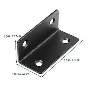 12 Pcs L-Shaped Corner Code Wall Mount Shelves Wall Mounted Shelves for Kitchen Cabinets Joint Fastener Angle Bracket FA