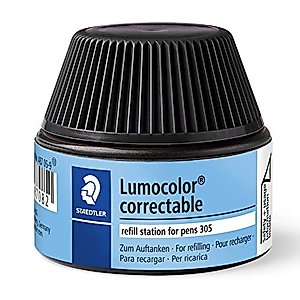 Staedtler Lumocolor Correctable Refill Station 487 05-9 for Correctable 305 Pens - Black