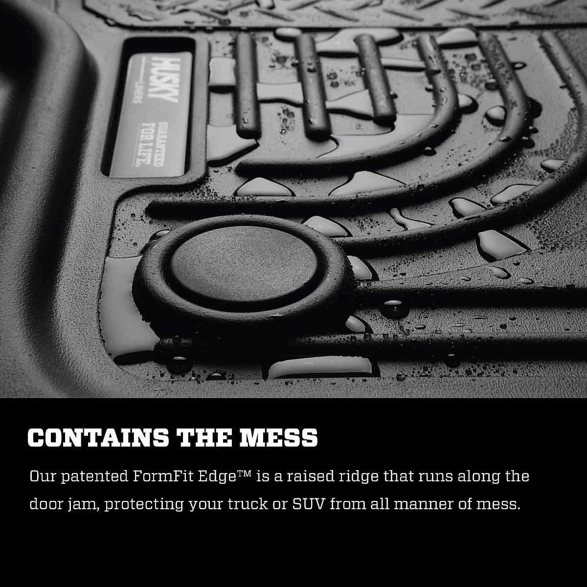 Husky Liners | Weatherbeater | Fits 2011 - 2020 Toyota Sienna | Second Row Liner, Grey | 19842