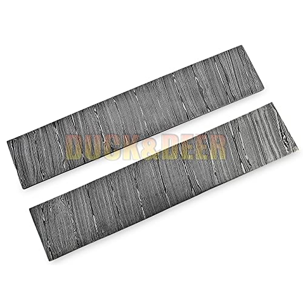 10" long Pair Of Handmade Damascus Steel Billet Bar with 2" width for knife making supplies