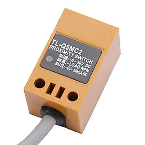 Maxmartt Tl-Q5Mc2 Inductive Switch,TL-Q5MC2 NPN Proximity Sensor Switch Inductive Sensor 3 Wire Normally Close Distance 5mm